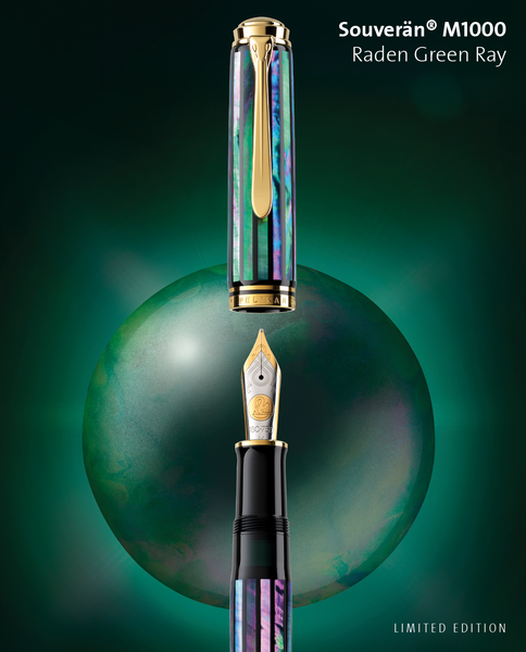 LIMITED EDITION SOUVERÄN® M1000 RADEN GREEN RAY FOUNTAIN PEN - PBS Station